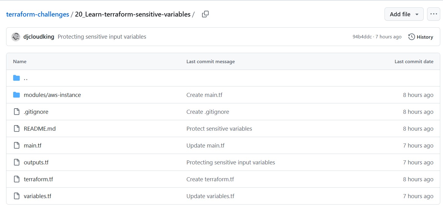 How To Protect Sensitive Input Variables with Terraform – Cloud with DJ How To Protect Sensitive Input Variables with Terraform – Cloud with DJ